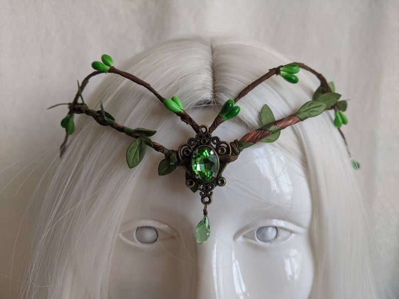 Enchanted Forest Elven Tiara - Etsy