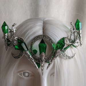 Queen of the Crystal Forest Tiara - Etsy