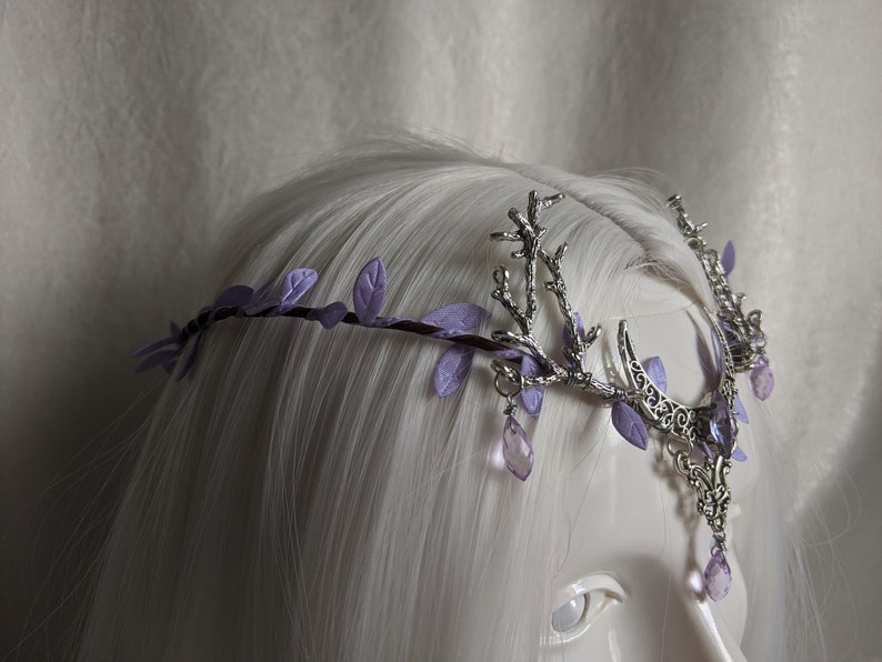 Moon Drop Woodland Tiara With Branches - Etsy