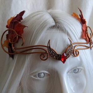 Autumn Blood Moon Tiara - Etsy