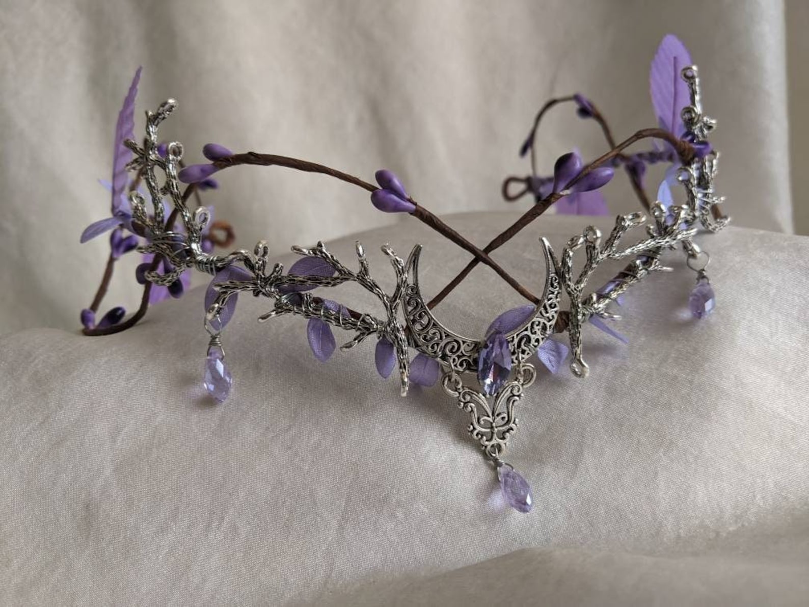 Enchanted Moonlit Forest Tiara | Etsy