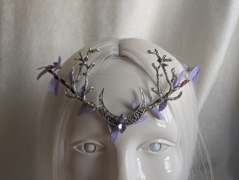 Lavender Moon Woodland Tiara With Branches - Etsy