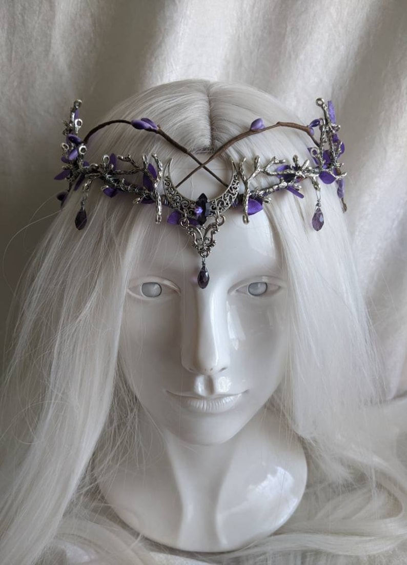 Enchanted Moonlit Forest Tiara | Etsy