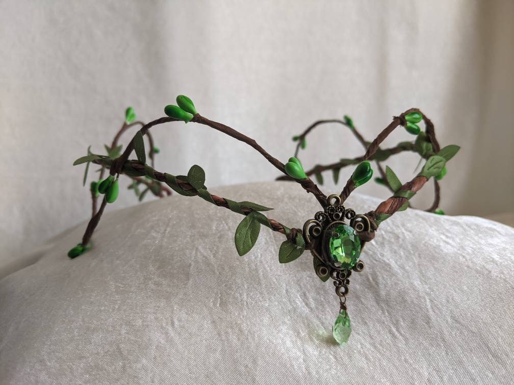Enchanted Forest Elven Tiara - Etsy