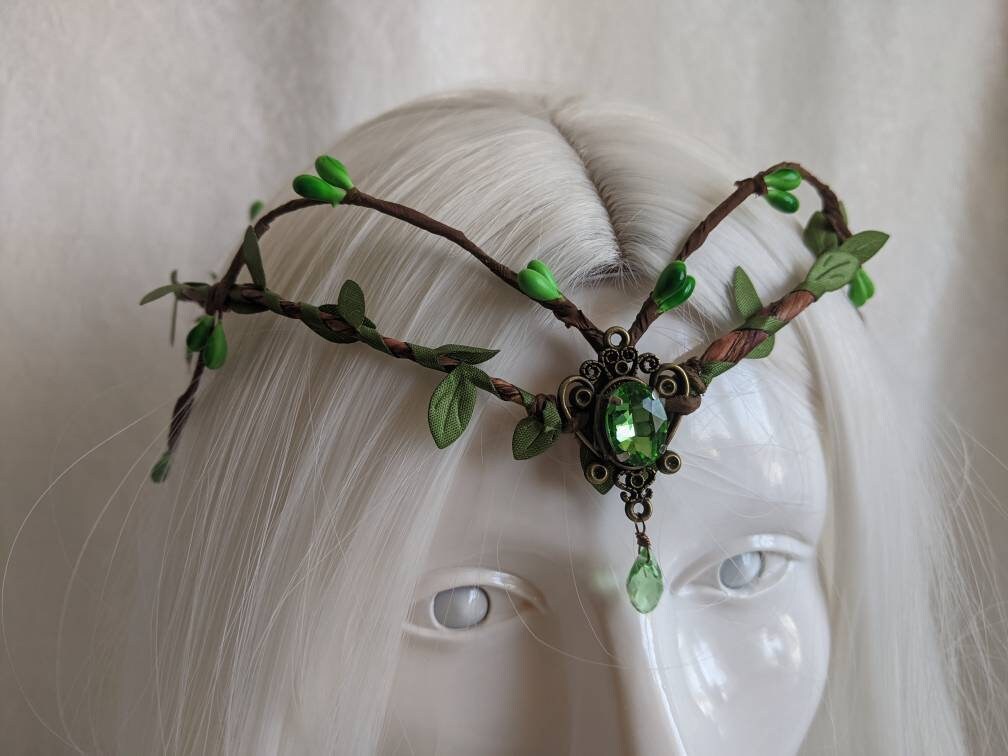 Enchanted Forest Elven Tiara - Etsy