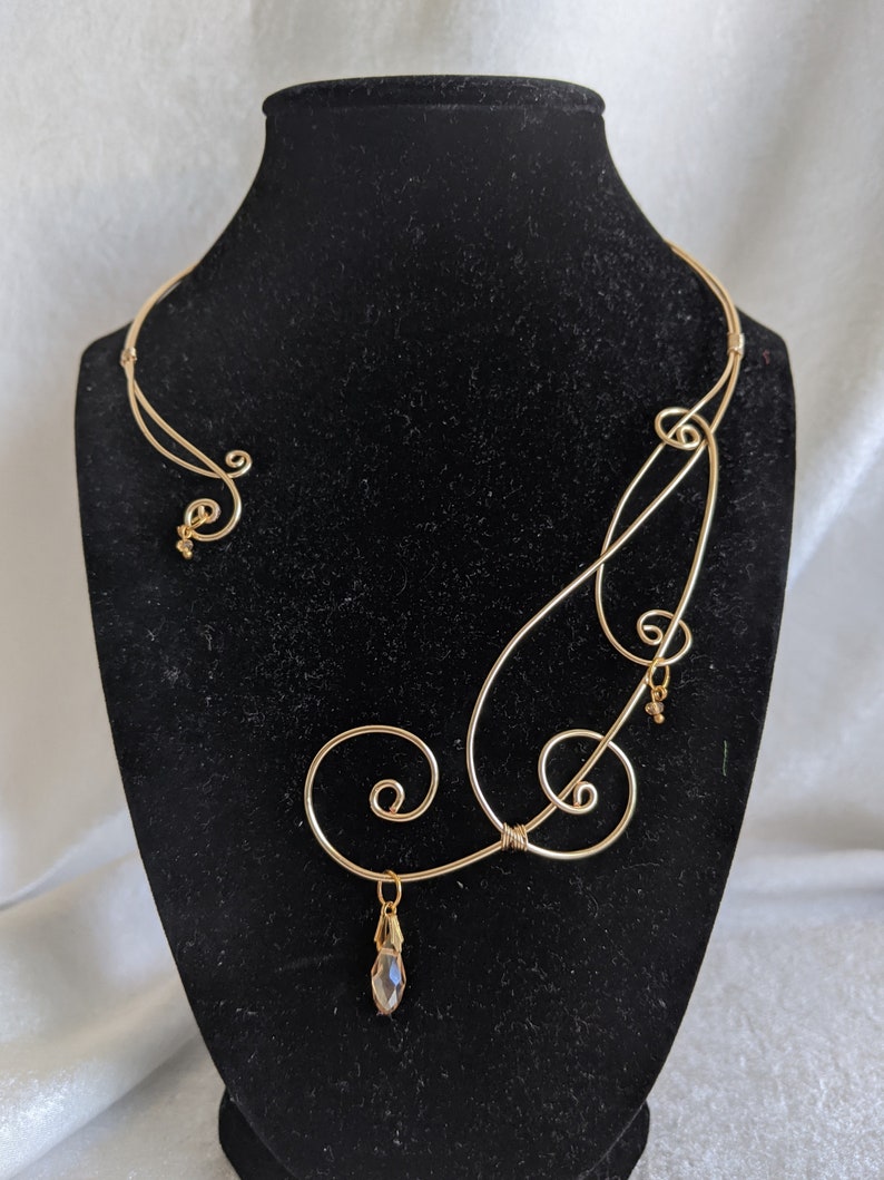 Elegant Torque Necklace - Etsy