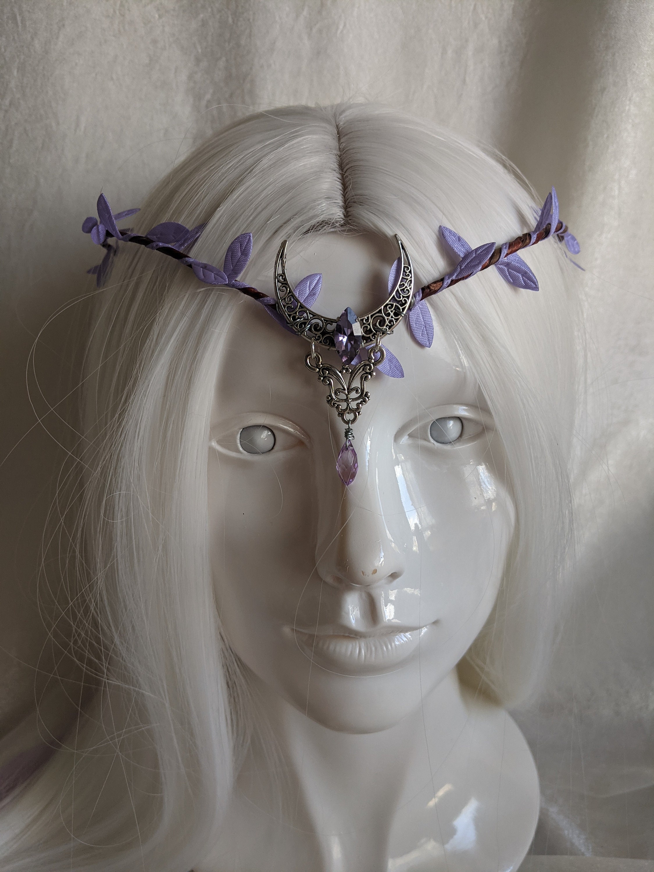 Moon Drop Woodland Tiara | Etsy