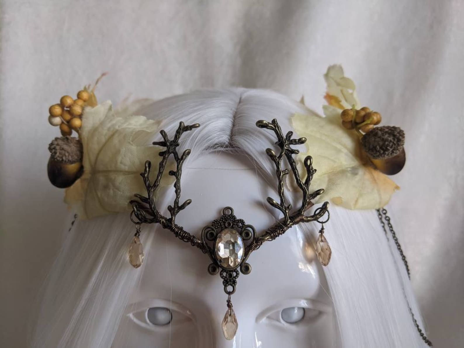 Honeycomb Harvest Tiara with Branches | Etsy