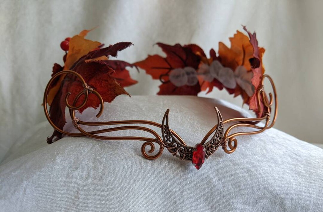 Autumn Blood Moon Tiara - Etsy