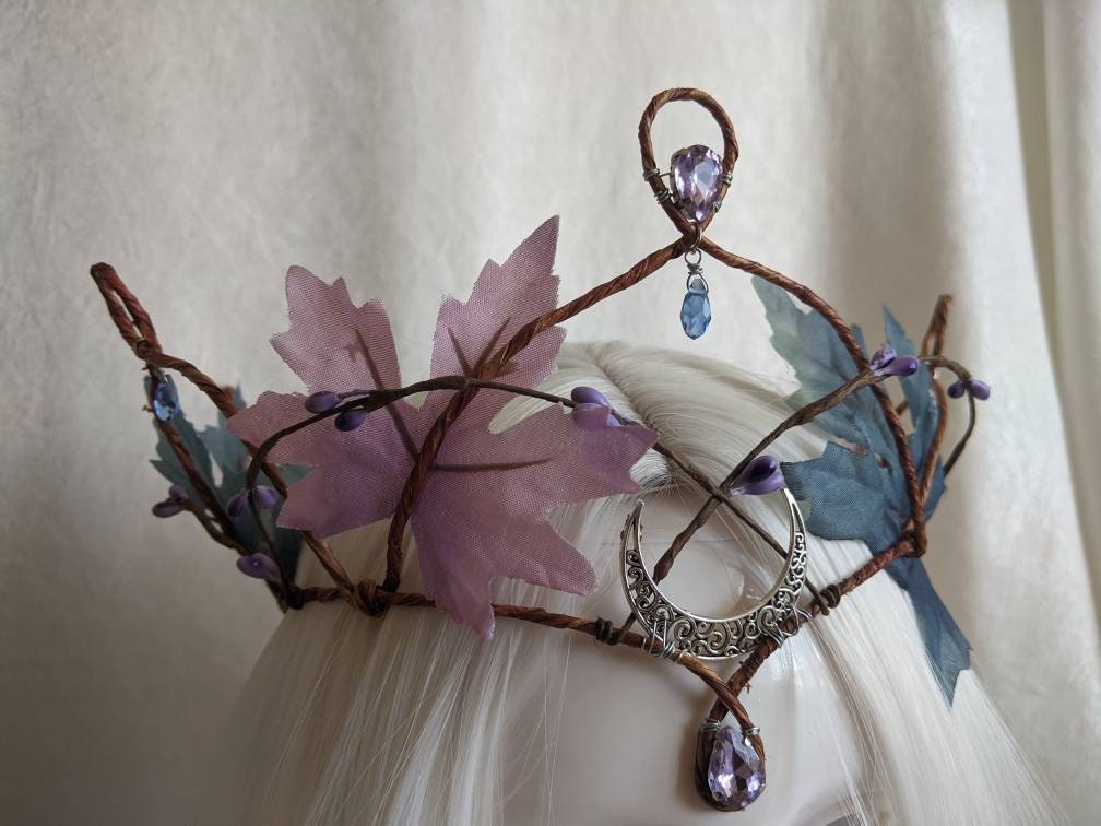 The Fall Reign Woodland Crown - Etsy