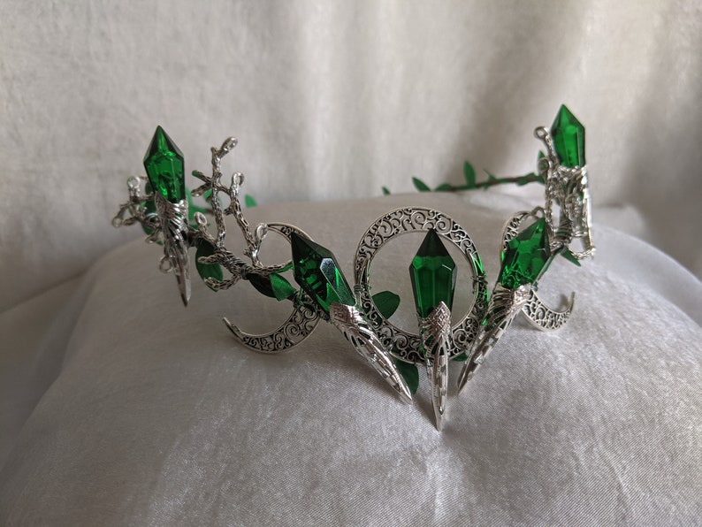 Queen of the Crystal Forest Tiara - Etsy