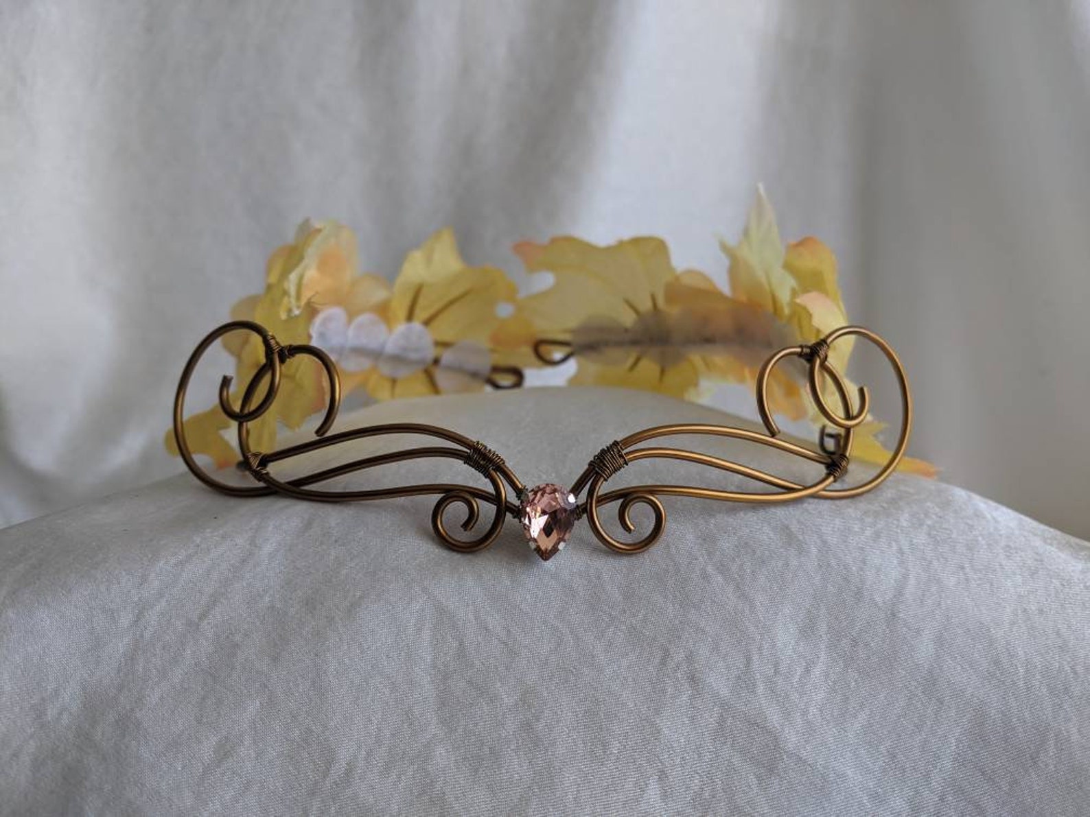 Golden Hour Autumn Tiara - Etsy