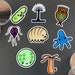 Cute Microorganism Critters Sticker Set - Etsy