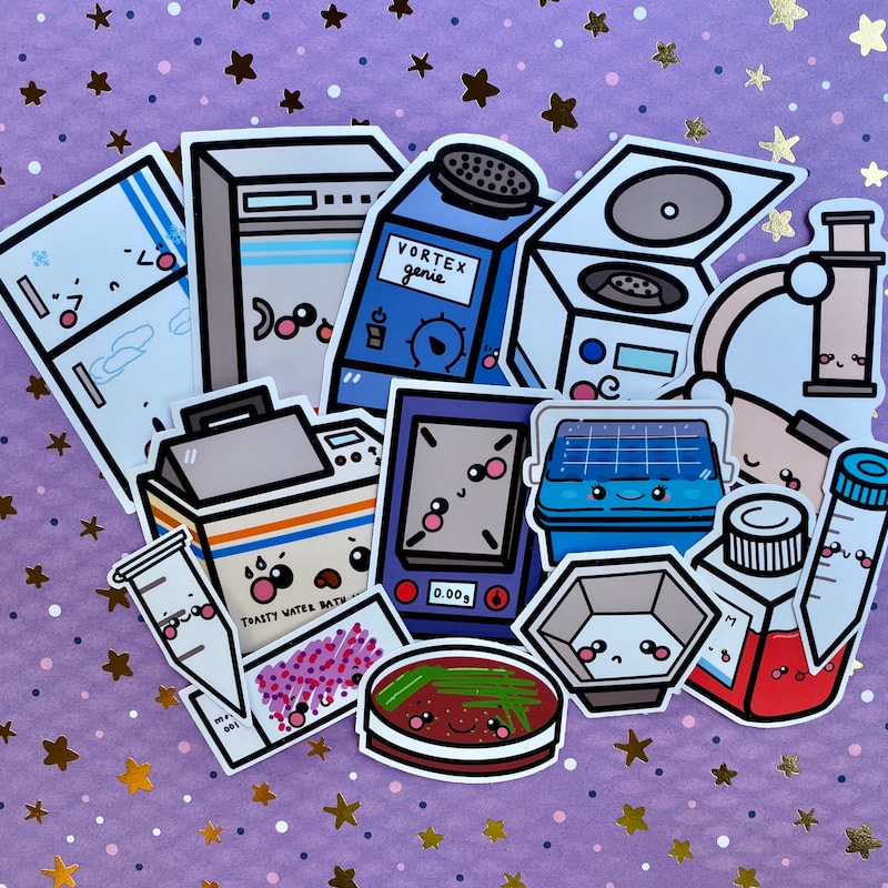 Protein Stickers Science - Etsy