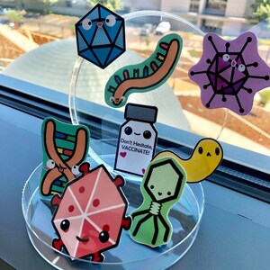 Cute Virus Magnet Set - Etsy
