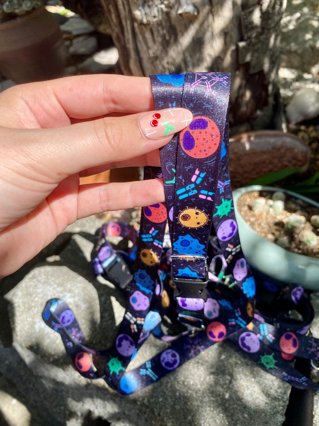 Cute Immunology Lanyard ~ Immune Cells Antibodies Science Kawaii ...
