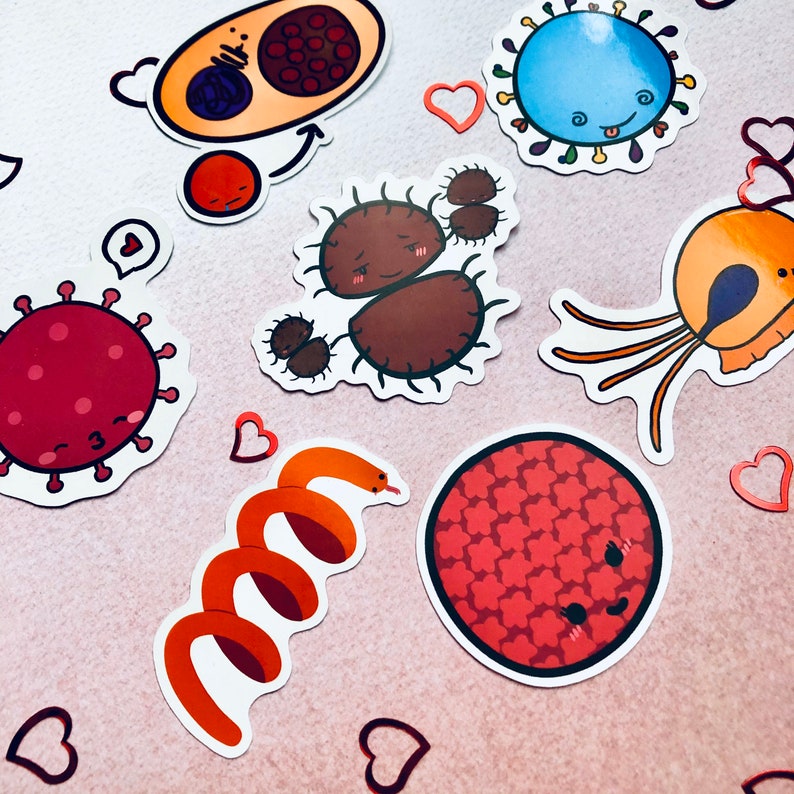 Cute Stds Sticker Set - Etsy