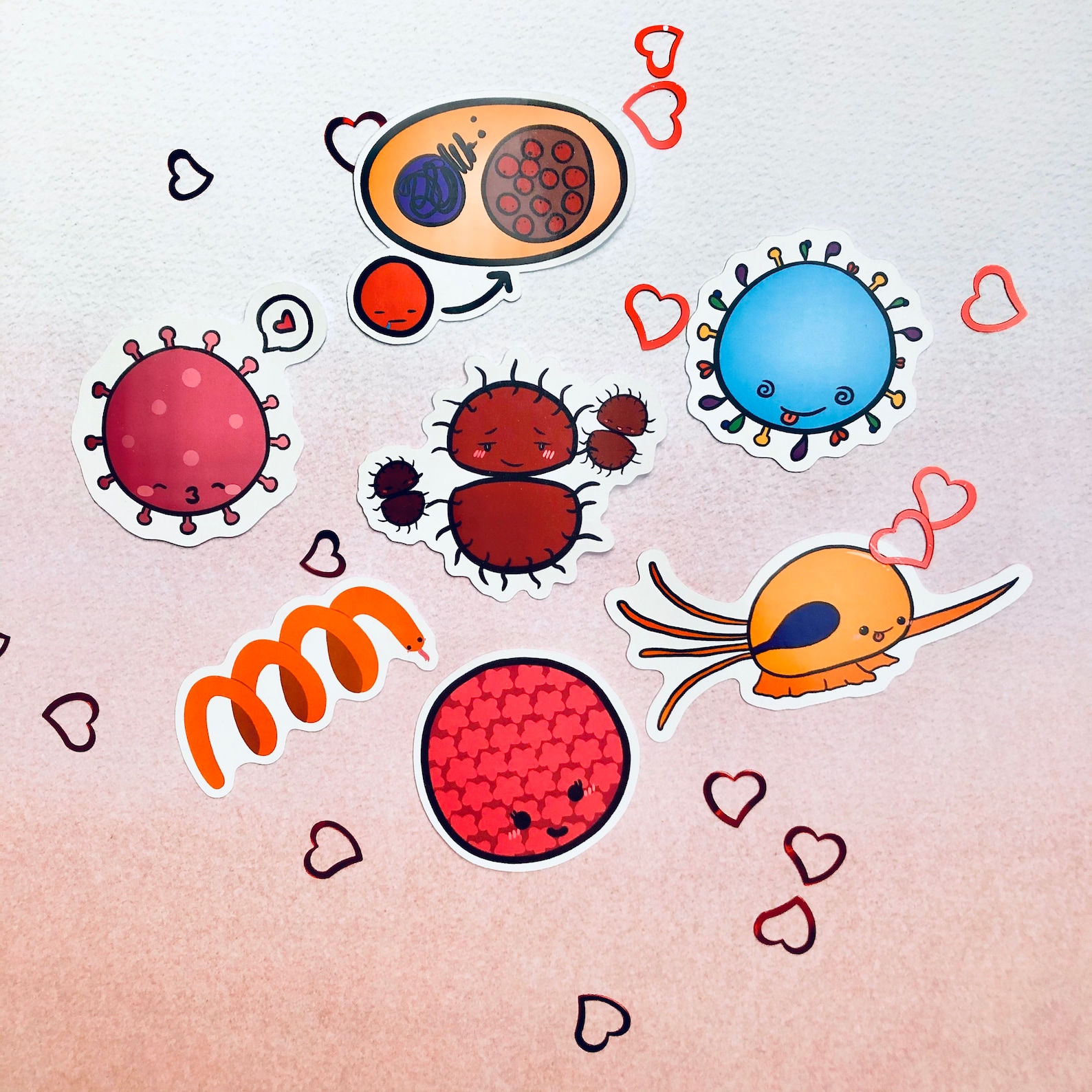 Cute Stds Sticker Set - Etsy