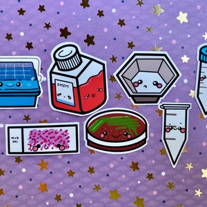 Cute Science Equipment and Disposables Decorative Magnet Set - Etsy