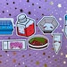 Cute Science Equipment and Disposables Decorative Magnet Set - Etsy
