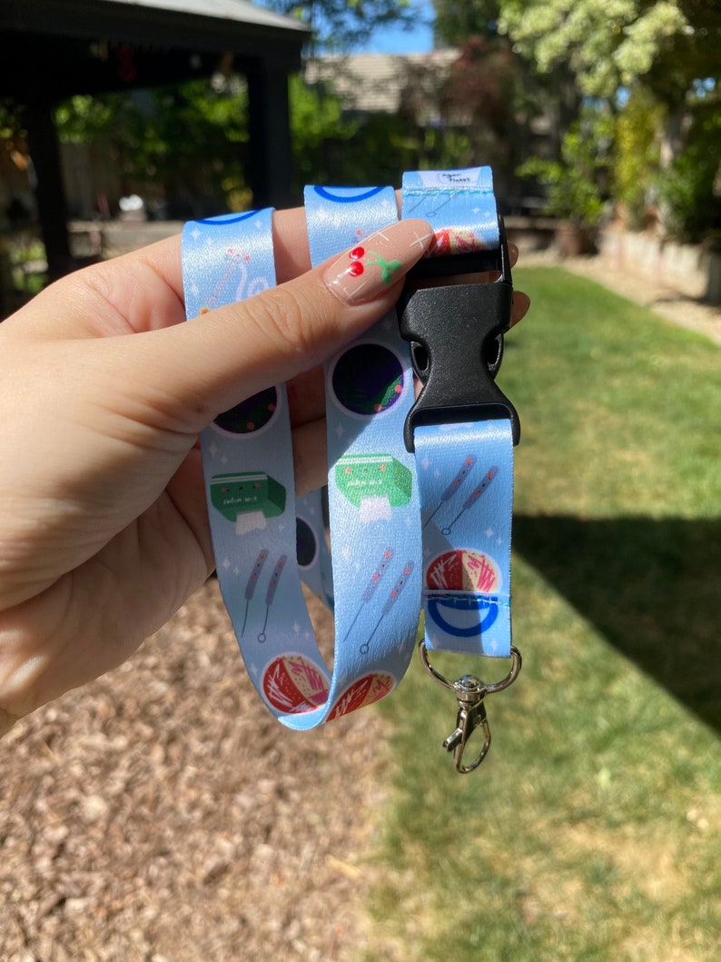 Cute Microbiology Basics Lanyard Kawaii Science | Etsy