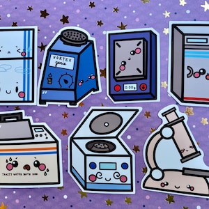 Cute Science Equipment and Disposables Decorative Magnet Set - Etsy
