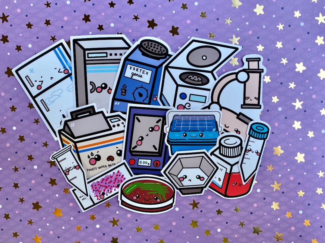 Cute Science Equipment and Disposables Decorative Magnet Set - Etsy