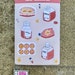 Cute Eukaryotic Cell Culture Sticker Sheet Kawaii Science Planner ...
