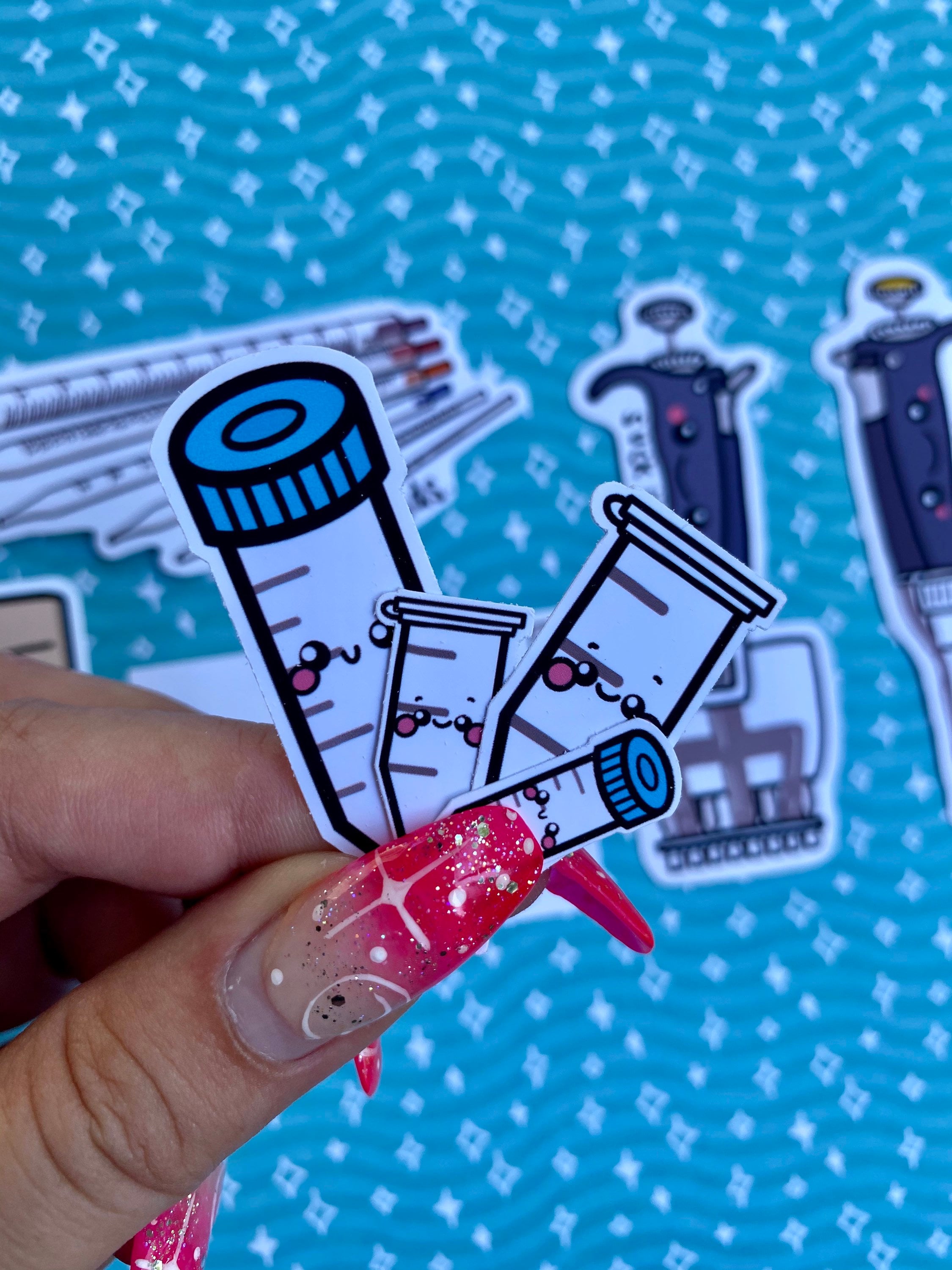 Sassy Science Suckers pipettes Sticker Set | Etsy