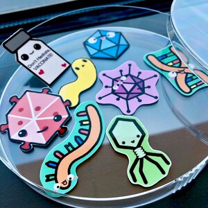 Cute Virus Magnet Set - Etsy