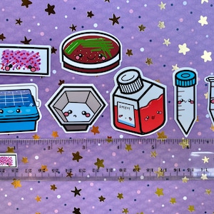 Cute Science Equipment and Disposables Sticker Set - Etsy