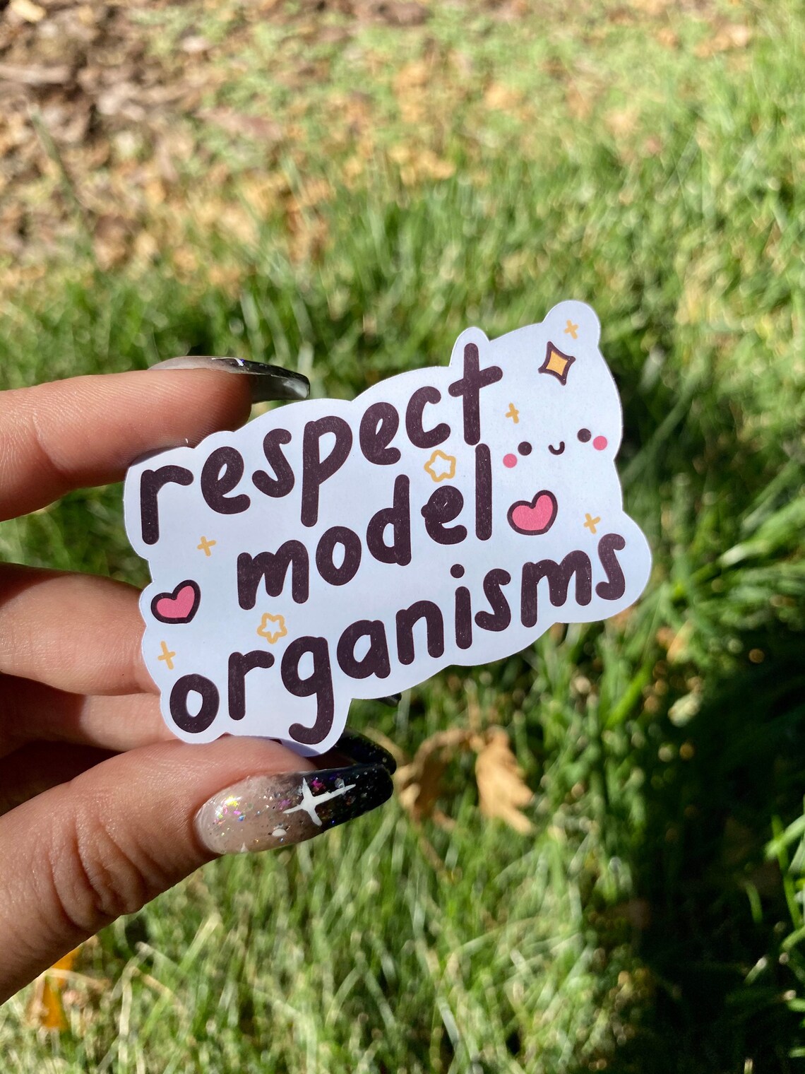 Cute Model Organism Die Cut Sticker Set - Etsy