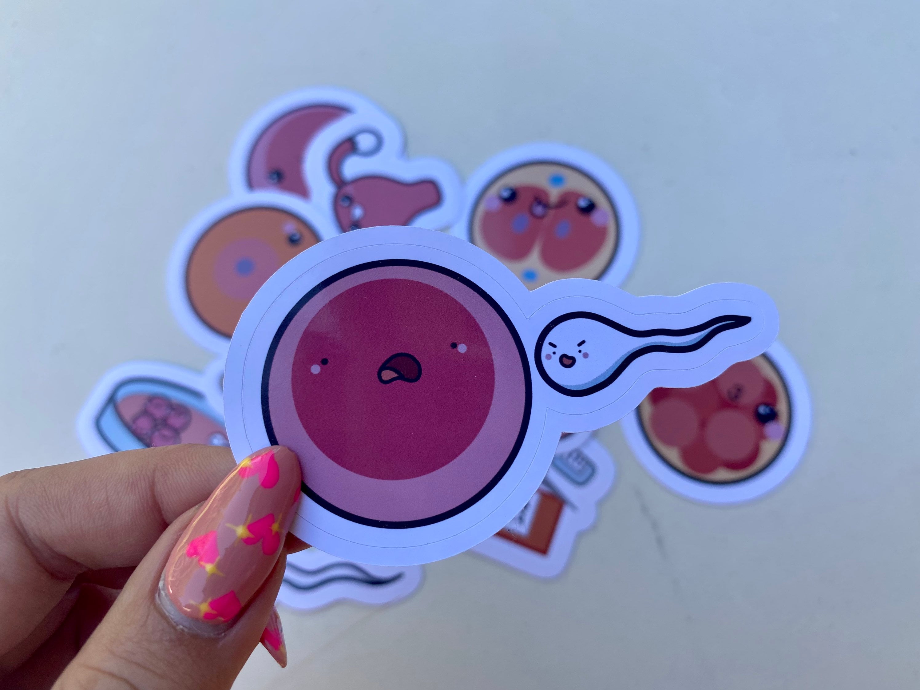 Cute IVF Fertility Sticker Set Science Kawaii In-vitro | Etsy
