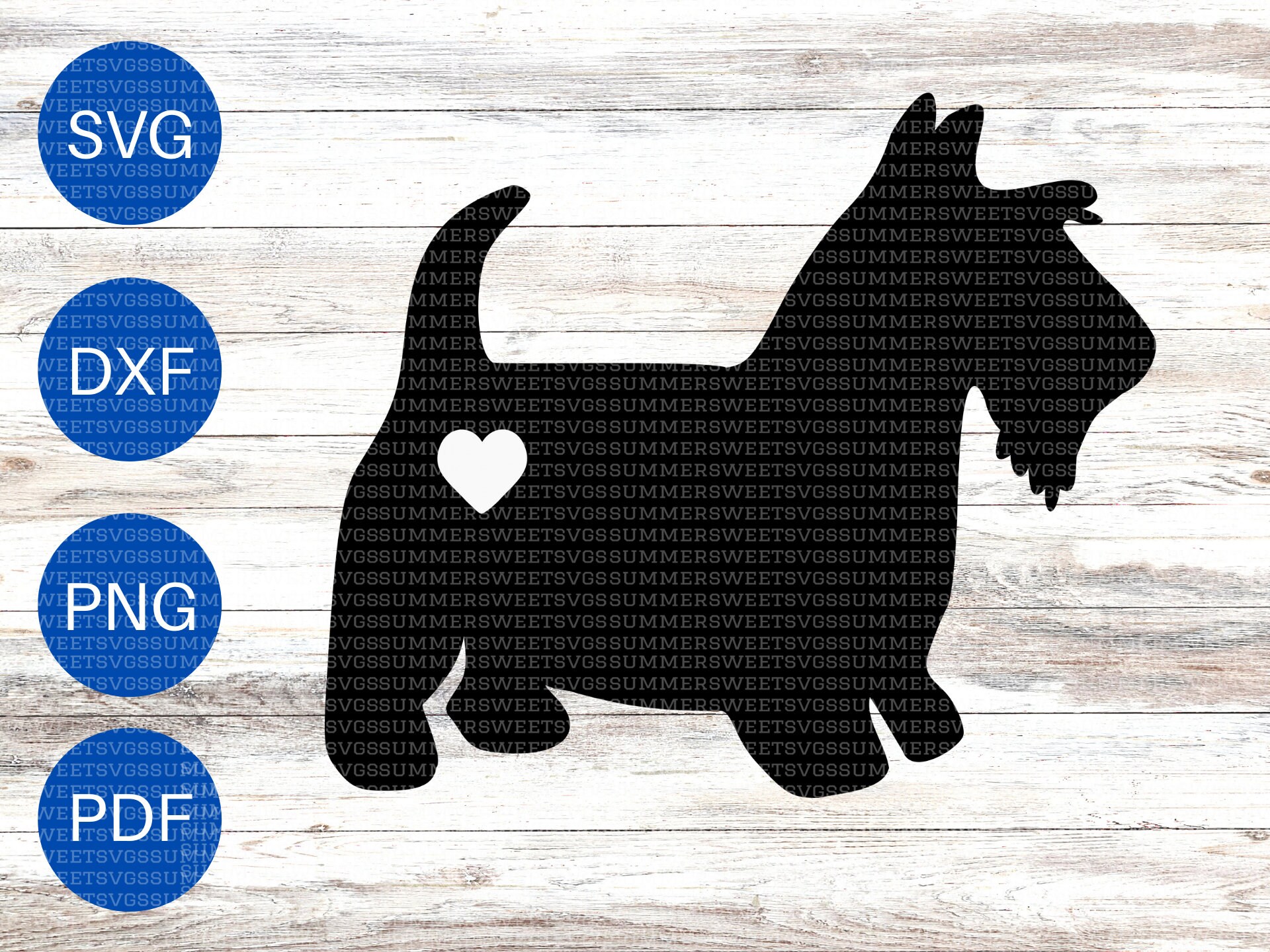 Scottie Dog SVG Highland Terrier Svg Scottish Terrier Cut - Etsy UK