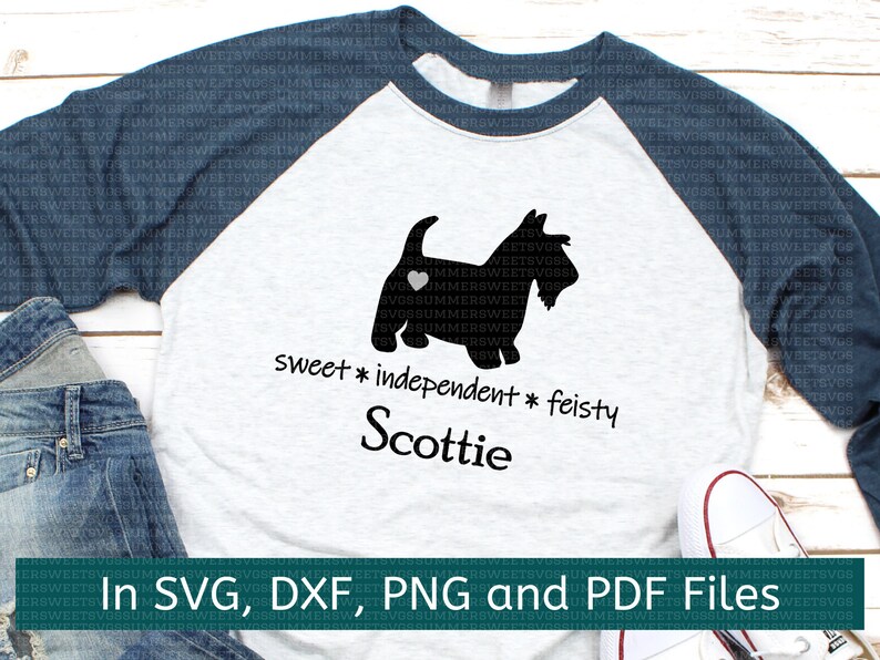 Scottie Dog SVG Scottie Dog Scottish Terrier Cut File | Etsy