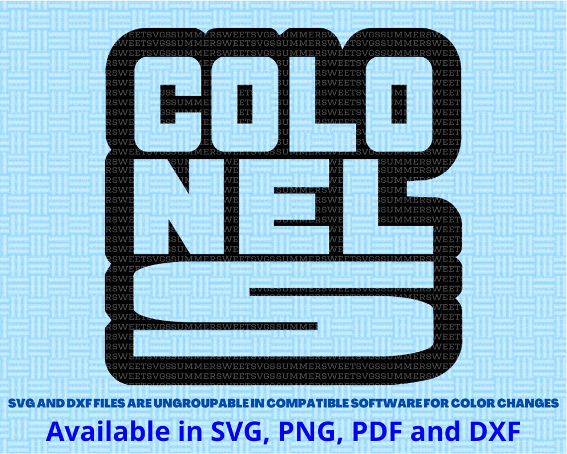 Colonels Svg Cheer Svg School Spirit Svg Cheer Mom Team - Etsy