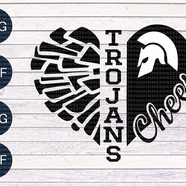 Trojans Cheer Svg - Etsy