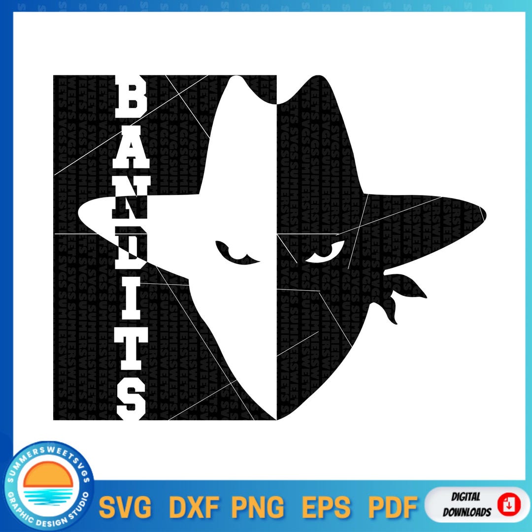 Bandits Svg, Cheer SVG, Bandits School Pride, School Spirit Svg, Tshirt ...