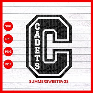 Cadets Svg Cheer Svg School Spirit Svg Cheer Mom Team - Etsy