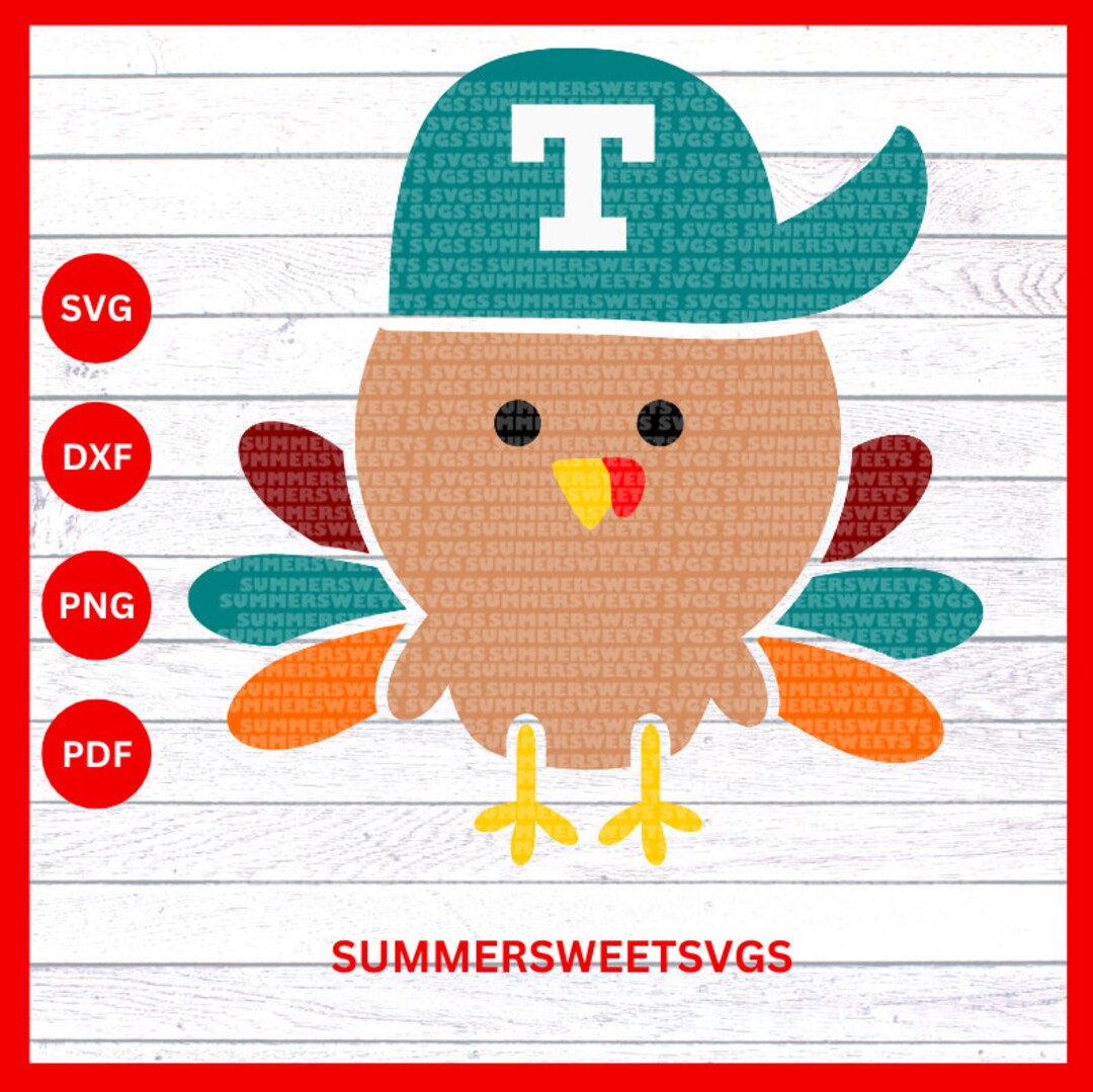 Boy Turkey SVG, Thanksgiving, Fall Clipart, Svg, Dxf, Png, Monogram ...