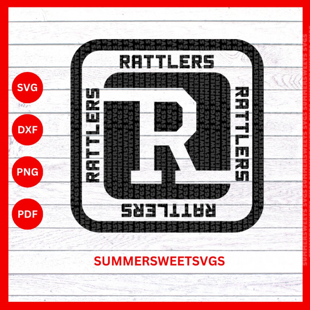 Rattlers Svg School Spirit Letter R Team Spirit - Etsy