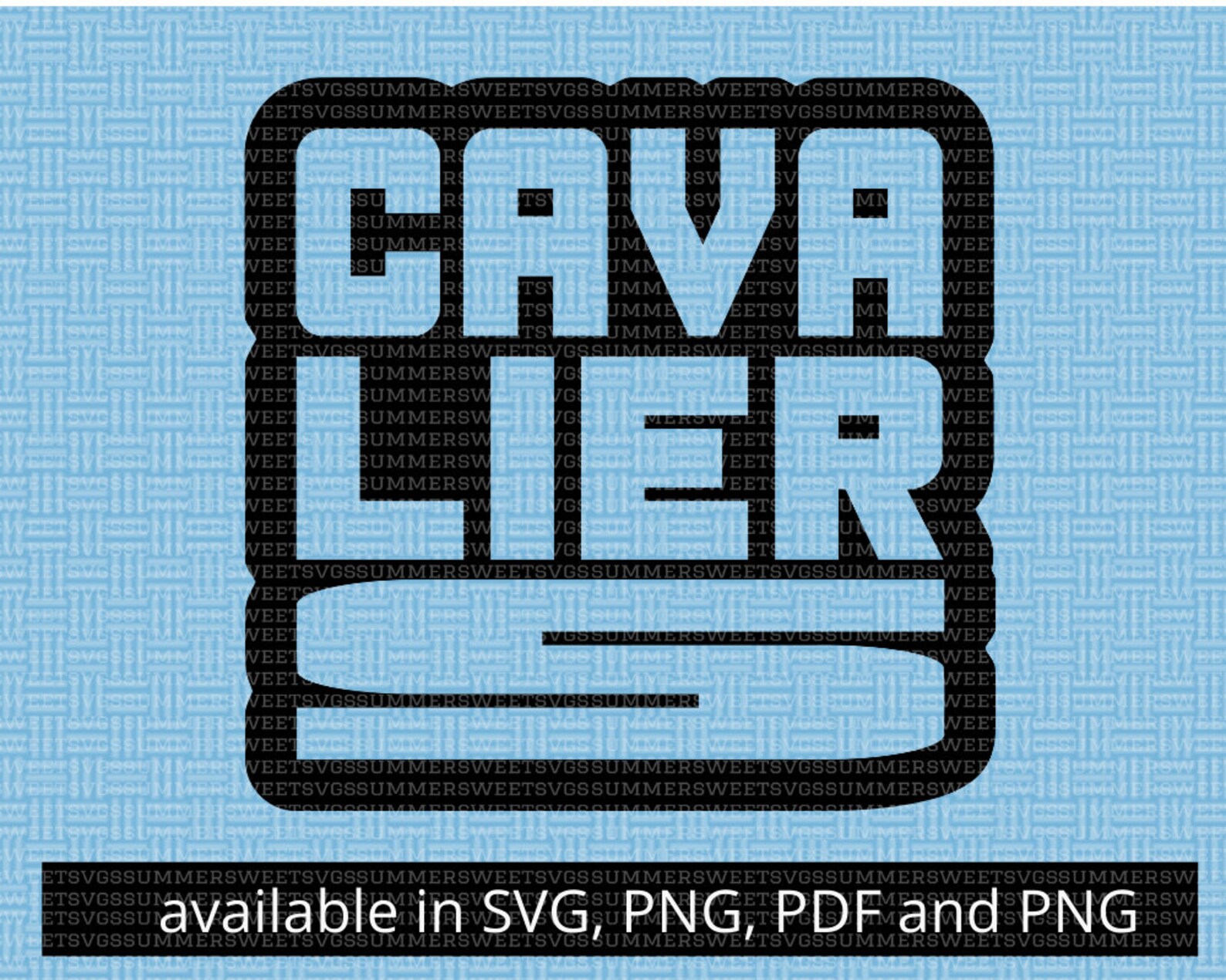 Cavaliers SVG School Pride Svg Monogram Design School - Etsy