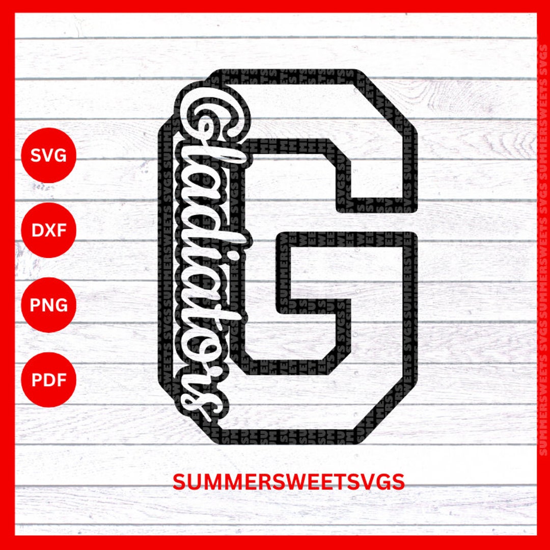 Gladiators Svg, Cheerleader Svg, School Pride Svg, Cheer Svg, School ...