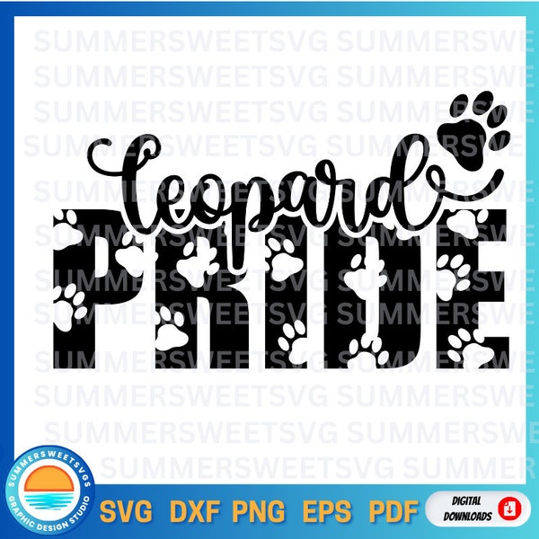Leopard Svg - Etsy