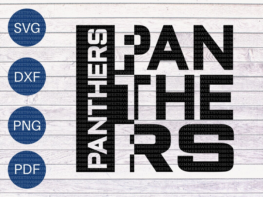 Panteras svg Cheerleader Cricut Cut archivo silueta svg png dxf archivo ...