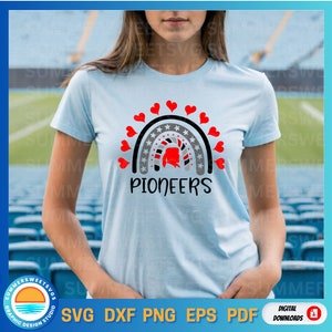 Pioneers Svg, Cheer Svg, Rainbow Svg Png Dxf, Cricut Cut Silhouette ...