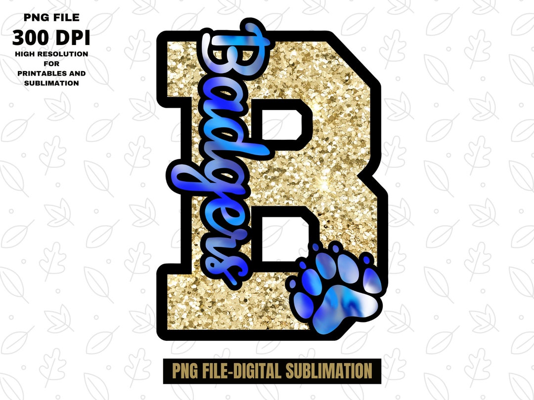 Badger PNG Paw Print Badger Shirt Sublimation Design Badger - Etsy