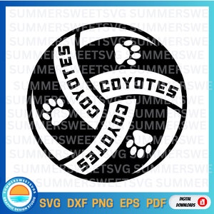 Coyotes Svg Dxf Png Cheer Mom Team Spirit Cricut Cut File Digital ...