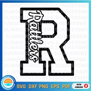 Rattlers Svg, School Spirit SVG, Letter R Svg, Boys Design, Team Spirit ...