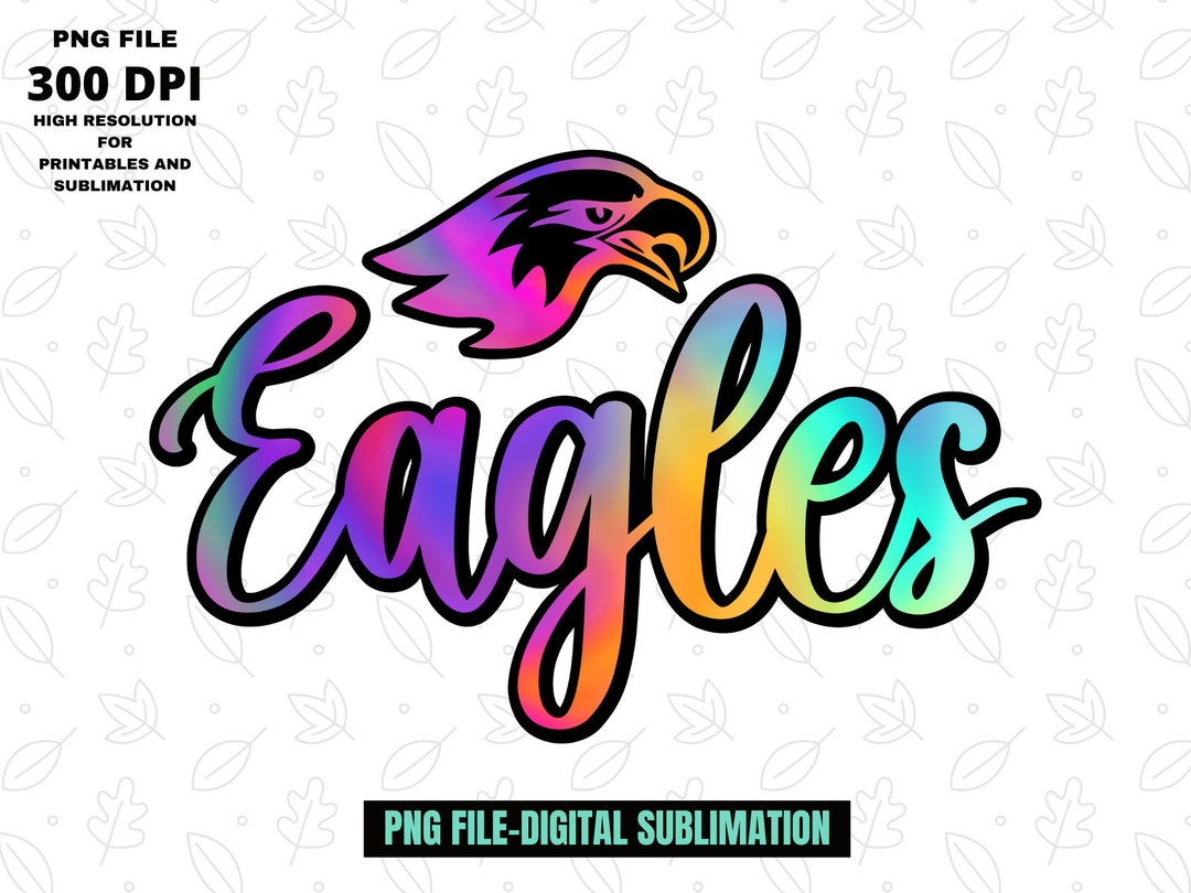 Eagles PNG Eagles Sublimation Design Eagles Tie Dye Look - Etsy